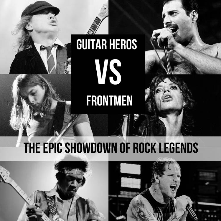 Guitar Heroes vs. Frontmen: The Epic Showdown of Rock Legends ...