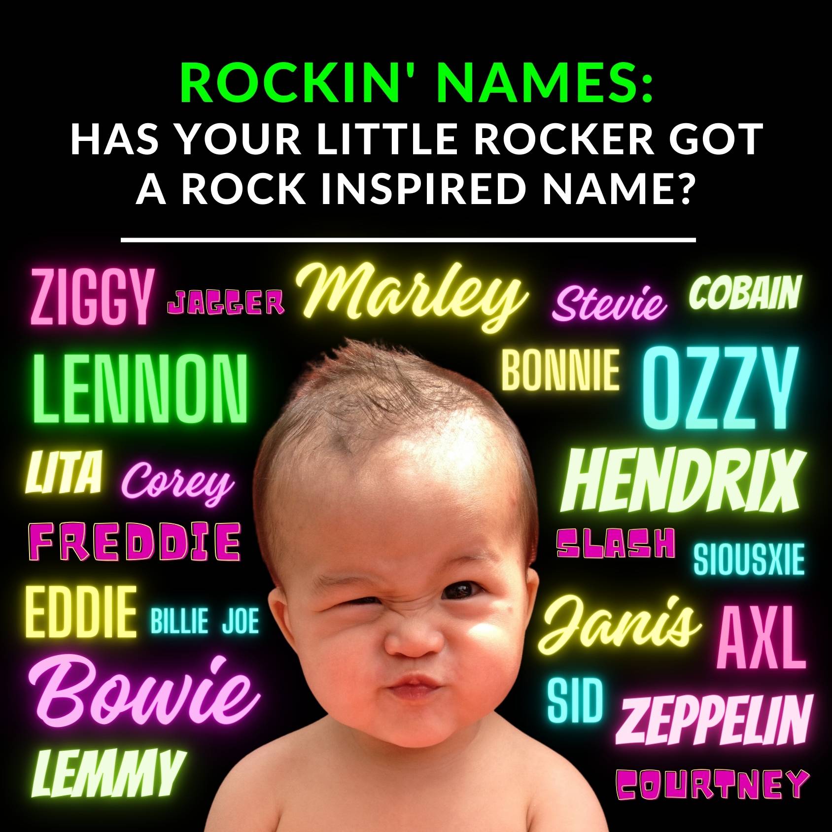 Rockin' Names: Has Your Little Rocker Got a Rock Inspired Name ...
