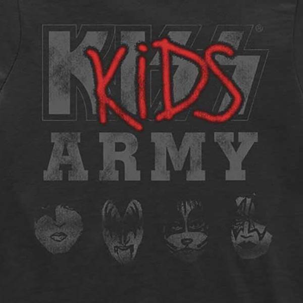 KISS Kids T-Shirt – Kids Army Logo Tee | KidVicious – KidVicious.co.uk